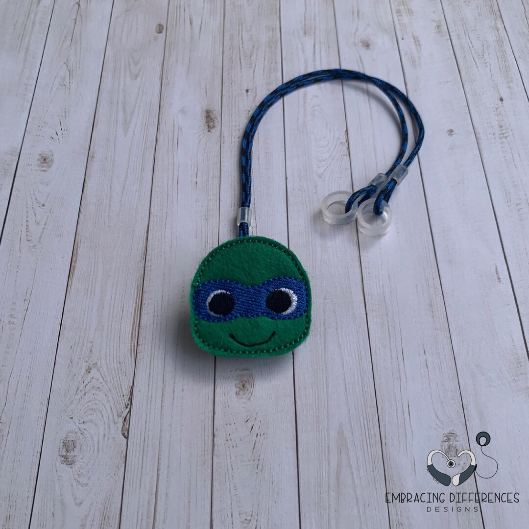 Turtle Hero Hearing Aid or Cochlear Implant Leash / Retention Cord ...