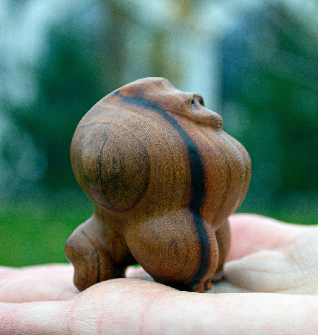 Hand Carved Wooden Kong Gorilla - Etsy