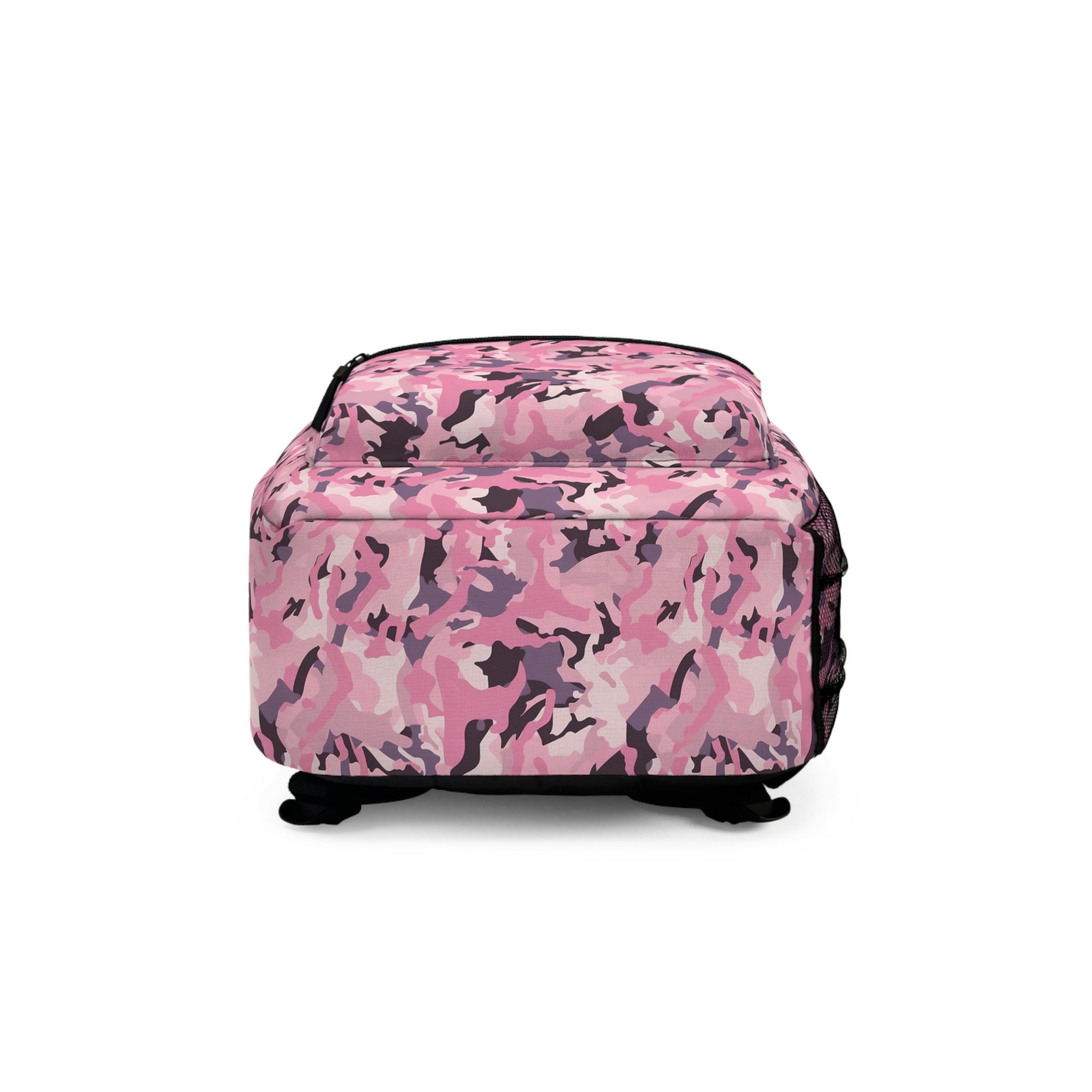 Pink Camo Waterproof Backpack, Gamer Girl Backpacks, Girls Womens ...