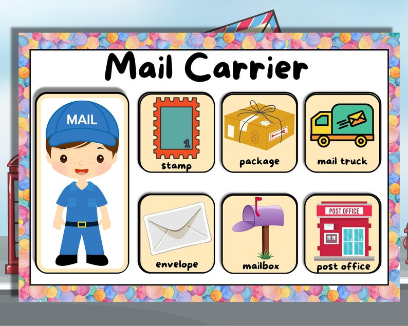 Community Helpers Toddler Sorting Activity, Professions Printable for ...