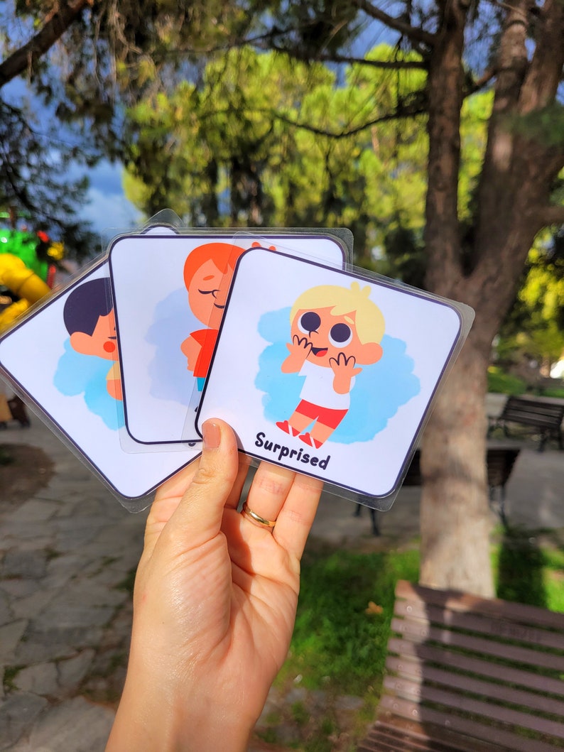 Feelingsemotions Flashcards for Kids, Preschool Printable Flashcards ...