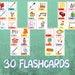 Back to School Bundle for Kids, School Supplies Flashcards for Toddlers ...