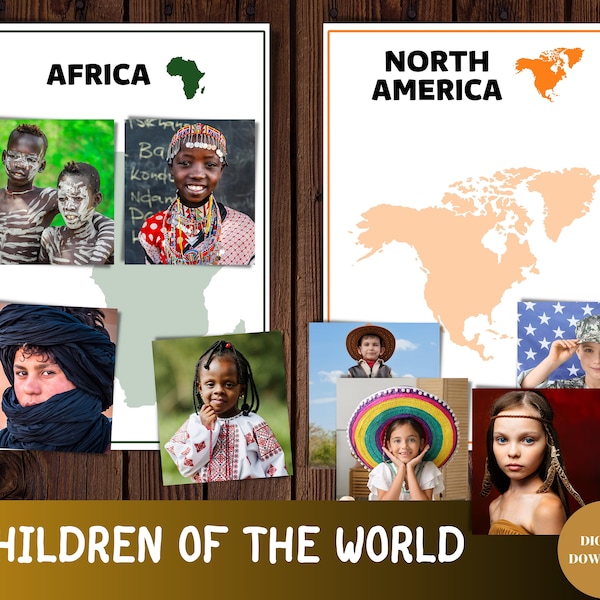 Tarjetas multiculturales - Etsy México