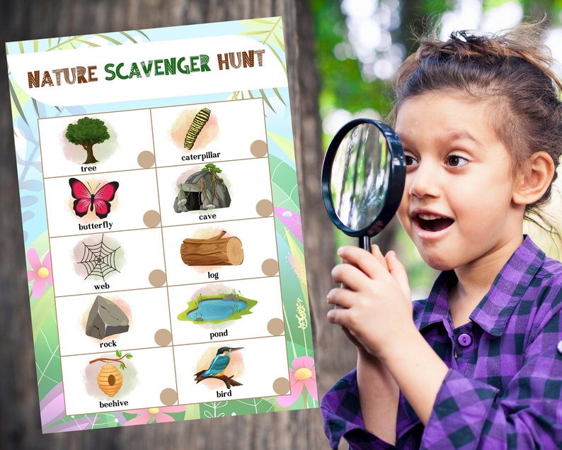 Nature Flashcards and Activity Pages for Kids, Nature Bundle for ...