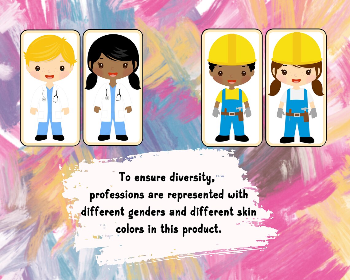 Community Helpers Toddler Sorting Activity, Professions Printable for ...