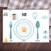 Personalized Printable Montessori Placemat for Kids, Preschool ...