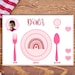 Personalized Printable Montessori Placemat for Kids, Preschool ...