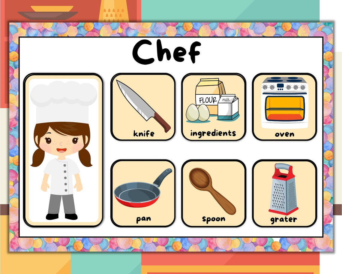 Community Helpers Toddler Sorting Activity, Professions Printable for ...