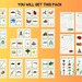 Nature Flashcards and Activity Pages for Kids, Nature Bundle for ...