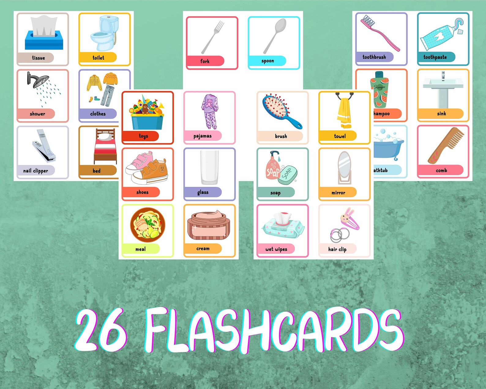 Self Hygiene and Daily Life Skills Bundle for Kids, Self Care ...