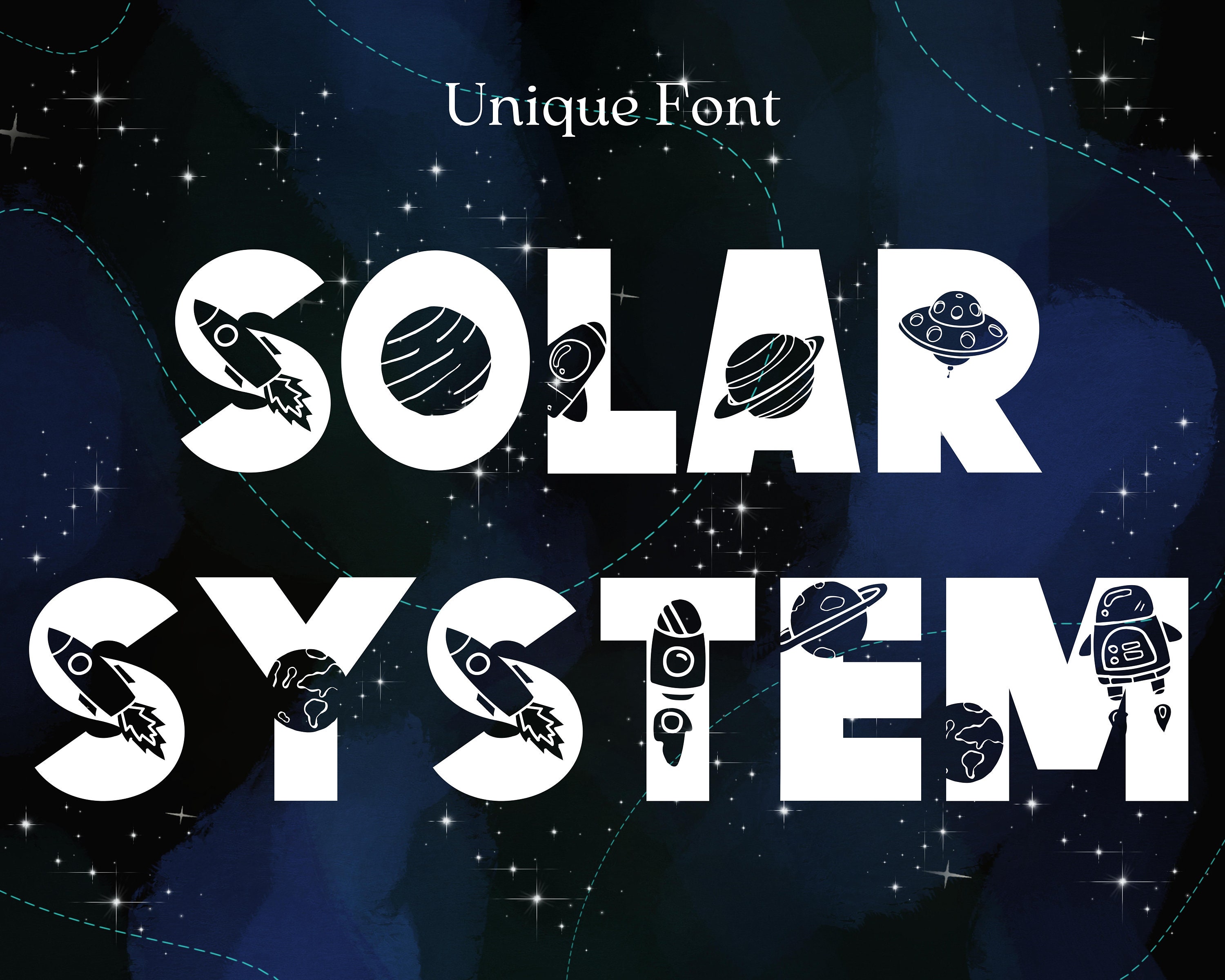 Solar System Print, Educational Playroom Posters, Learning Planets ...