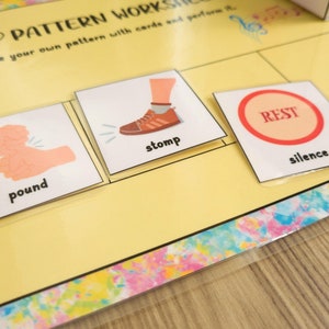 Body Awareness Cards and Activity Printable for Kids, Body Percussion ...