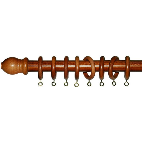 Wooden Curtain Rod - Etsy