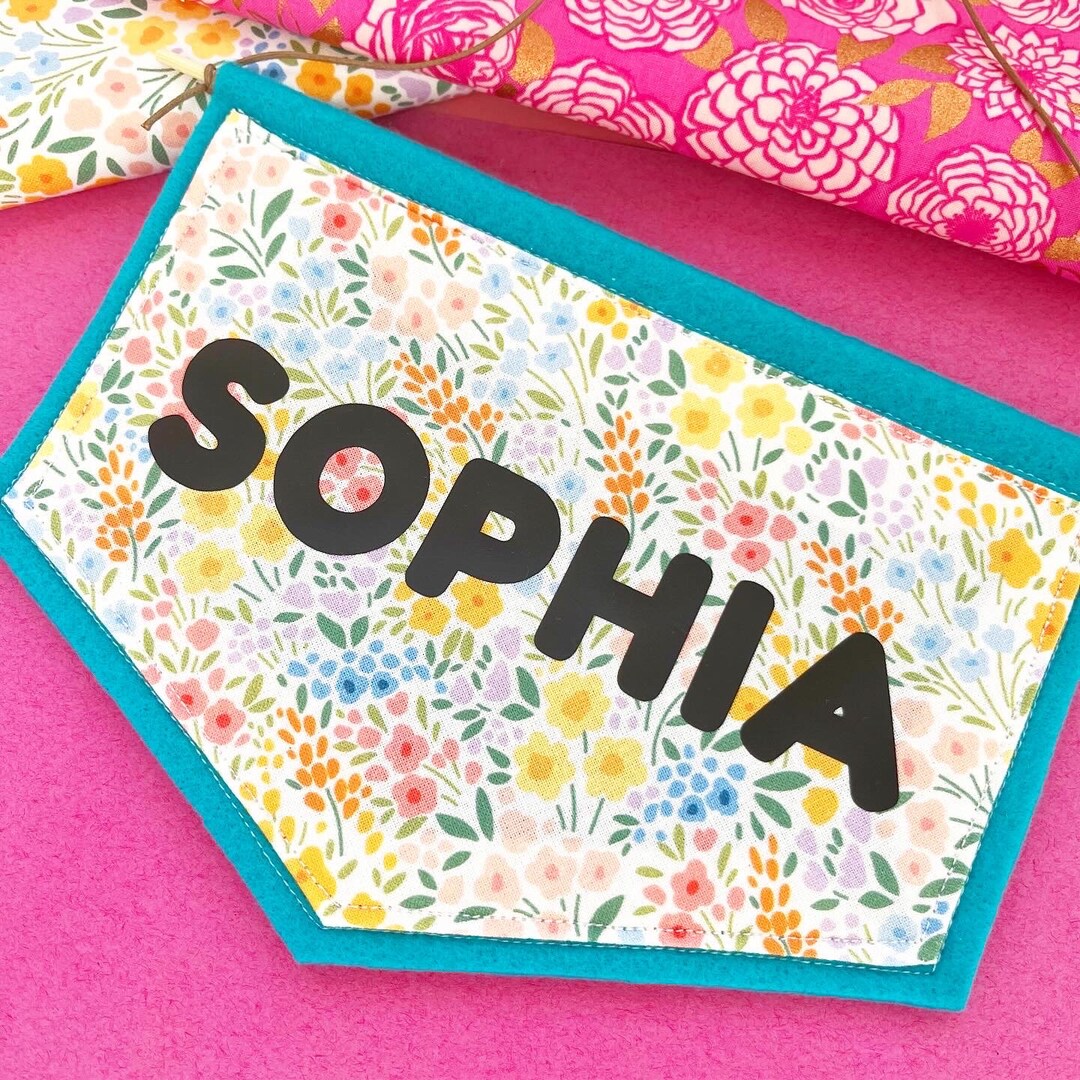 Children's Name Banner Personalised Banner Door Sign Hanging Banner ...