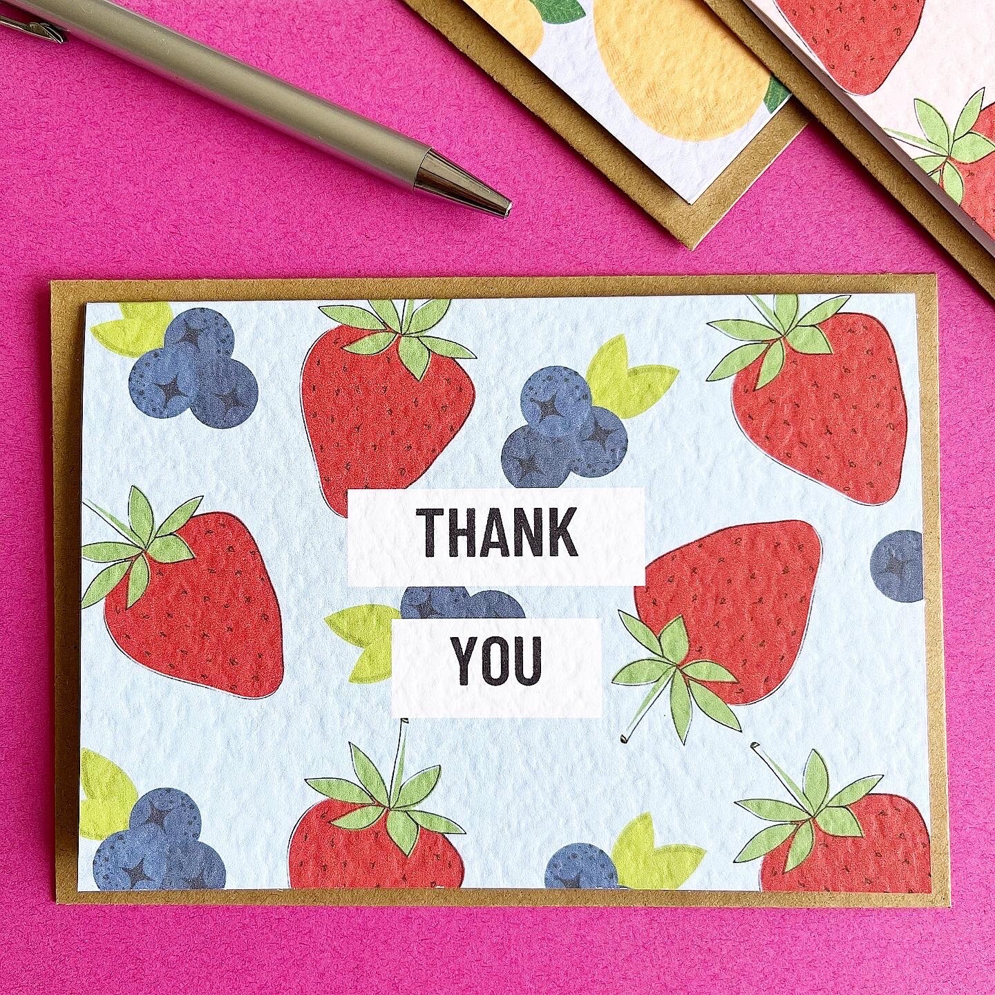 Pack of Thank You Cards, Multipack of Thank You Cards, Set of Thank You ...