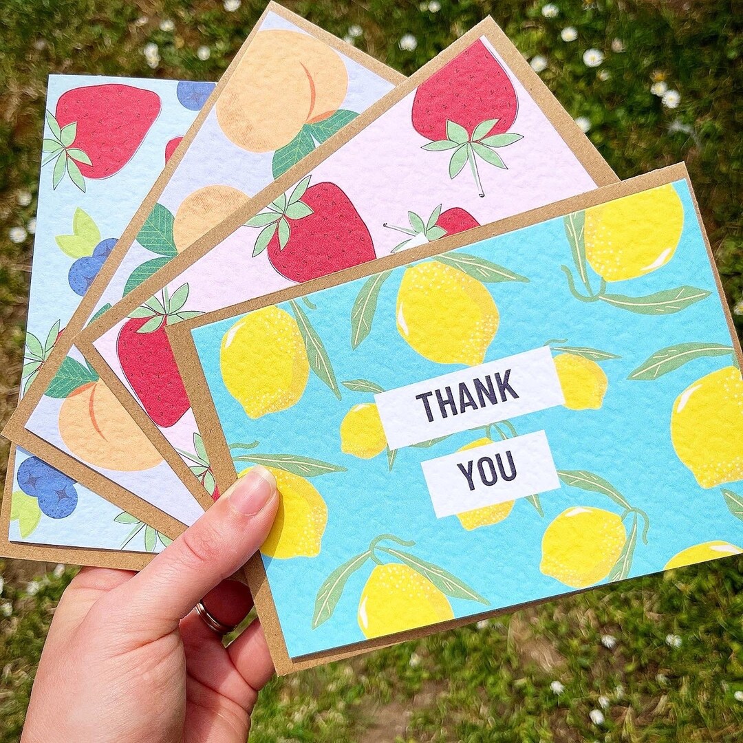 Pack of Thank You Cards, Multipack of Thank You Cards, Set of Thank You ...