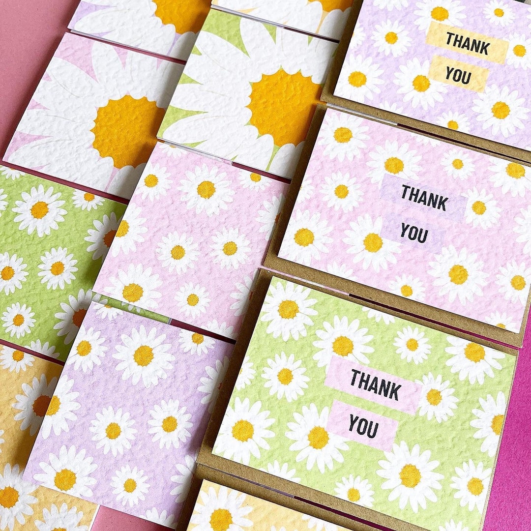 Thank You Cards Pack, Pack of Thank You Cards, Pack of Note Cards, Mini ...