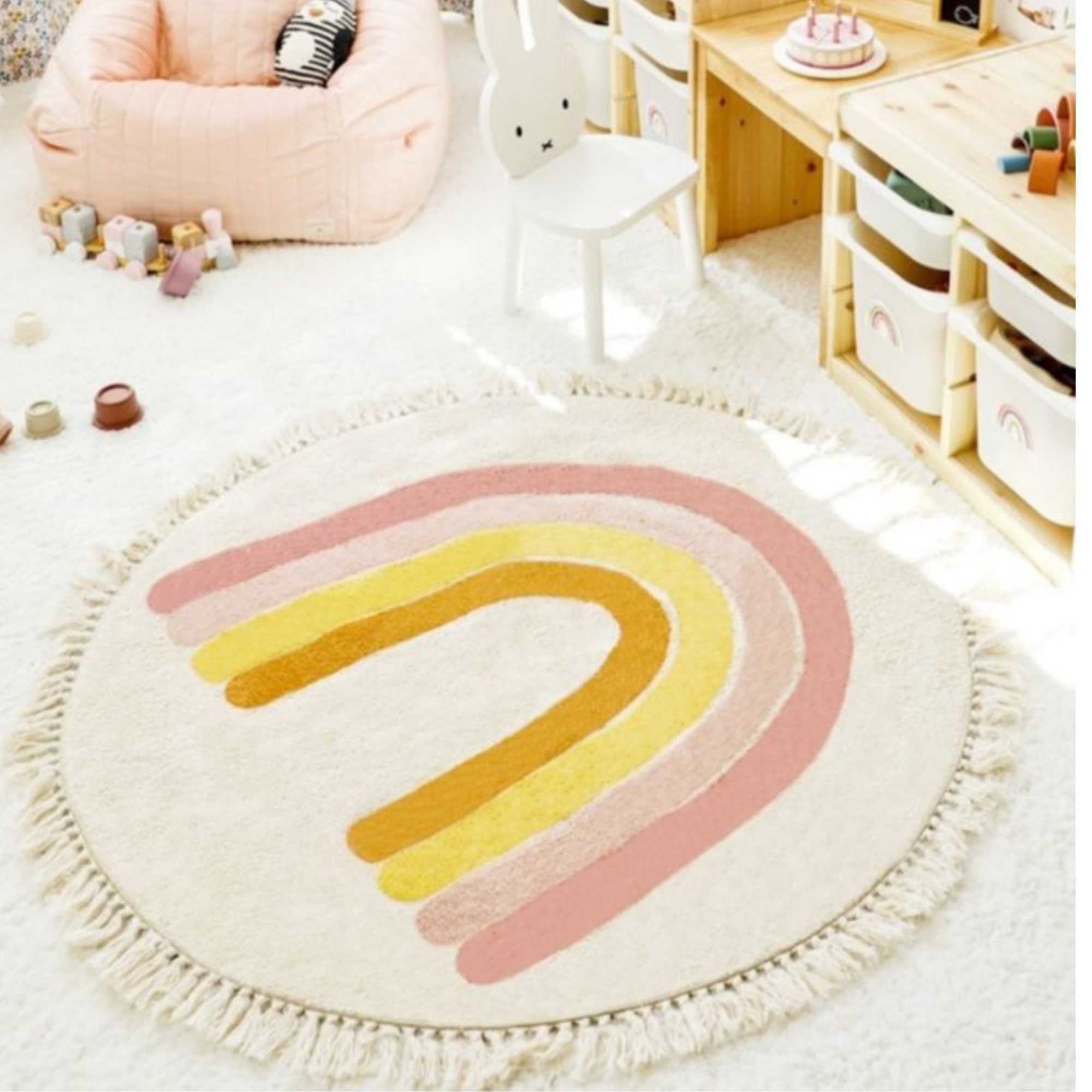 Rainbow Rug Kids Rug Nursery Rug Girl Kids Rugs for Bedroom - Etsy Israel