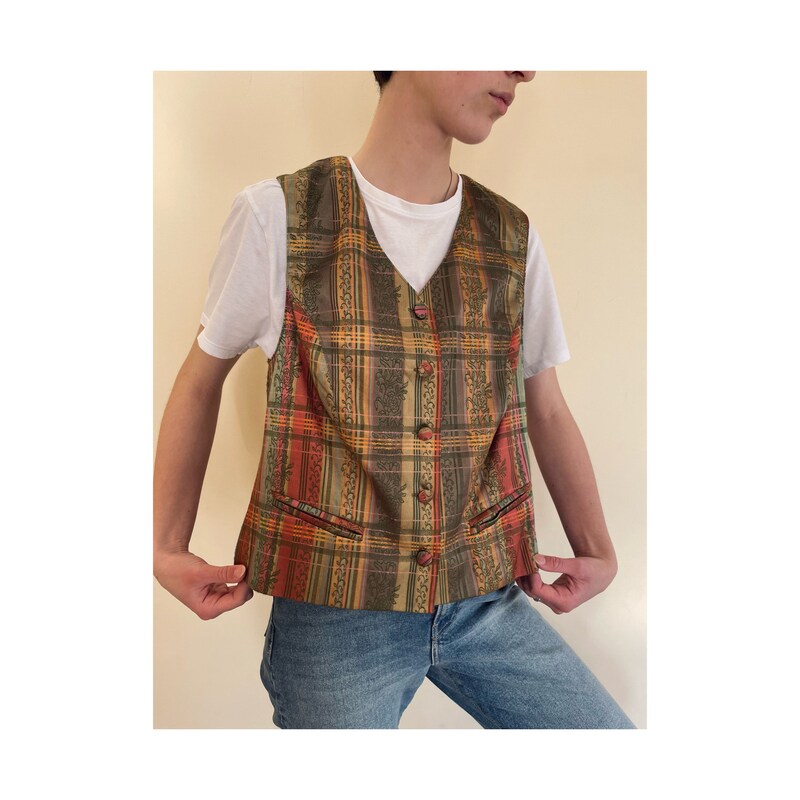 80s Vest - Etsy