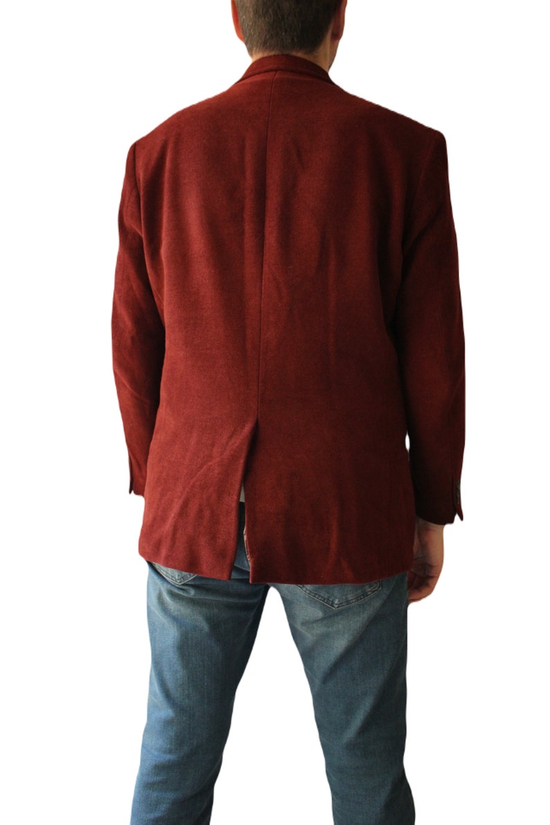 Vintage Mens Blazer, Dark Red Blazer, Men Blazer/jacket, Men's Clothing ...