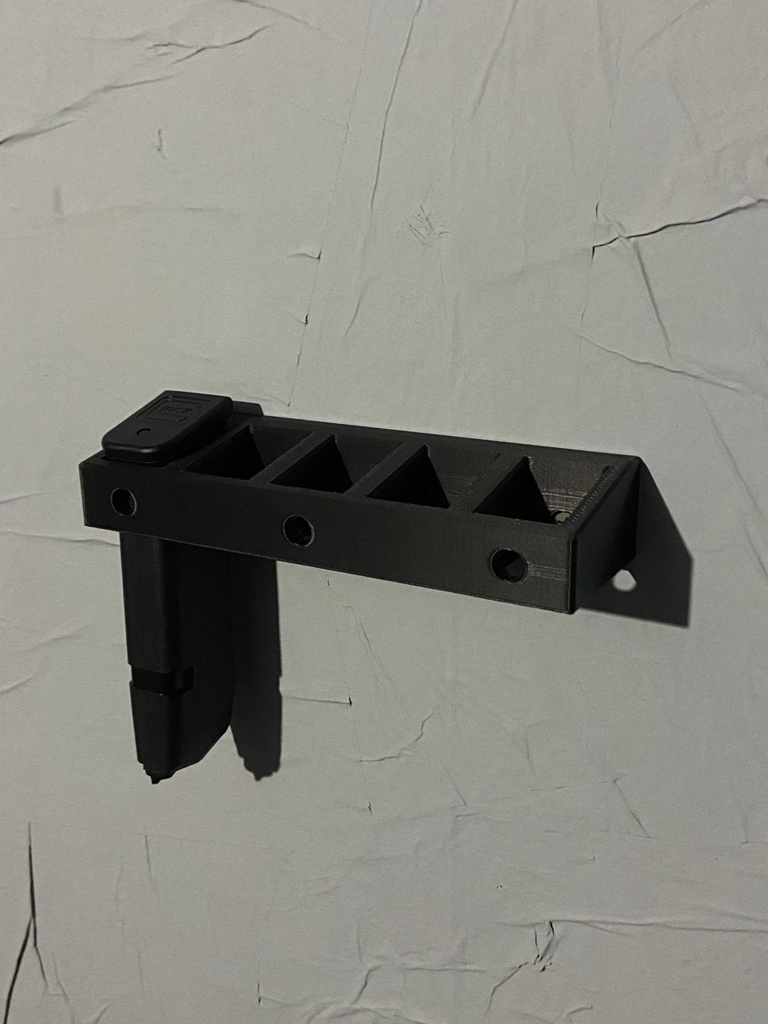 Glock 43X 9mm Magazine Wall Mount Magazine Holder. Holds 5 Magazines ...