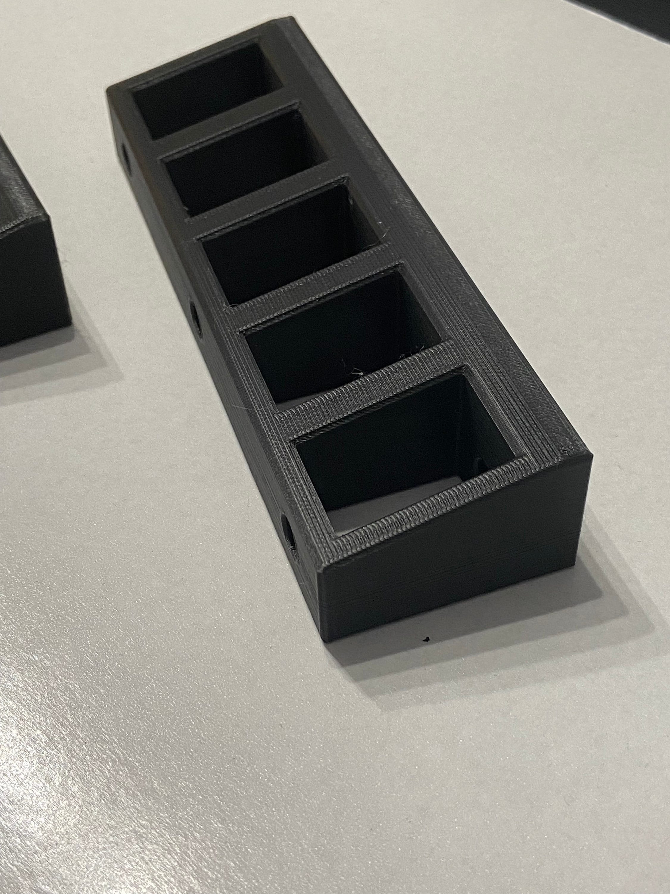 Glock 43X 9mm Magazine Wall Mount Magazine Holder. Holds 5 Magazines ...