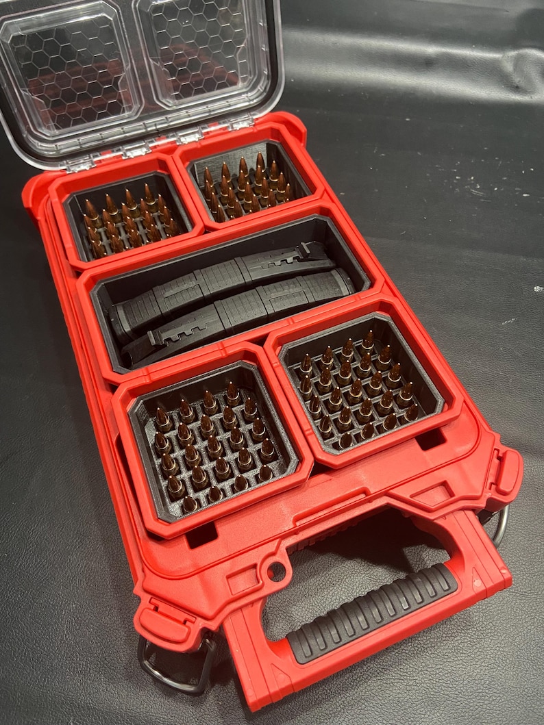 AK-47 Milwaukee Packout 7.62x39 Ammo and Mag Inserts for Deep 48-22 ...