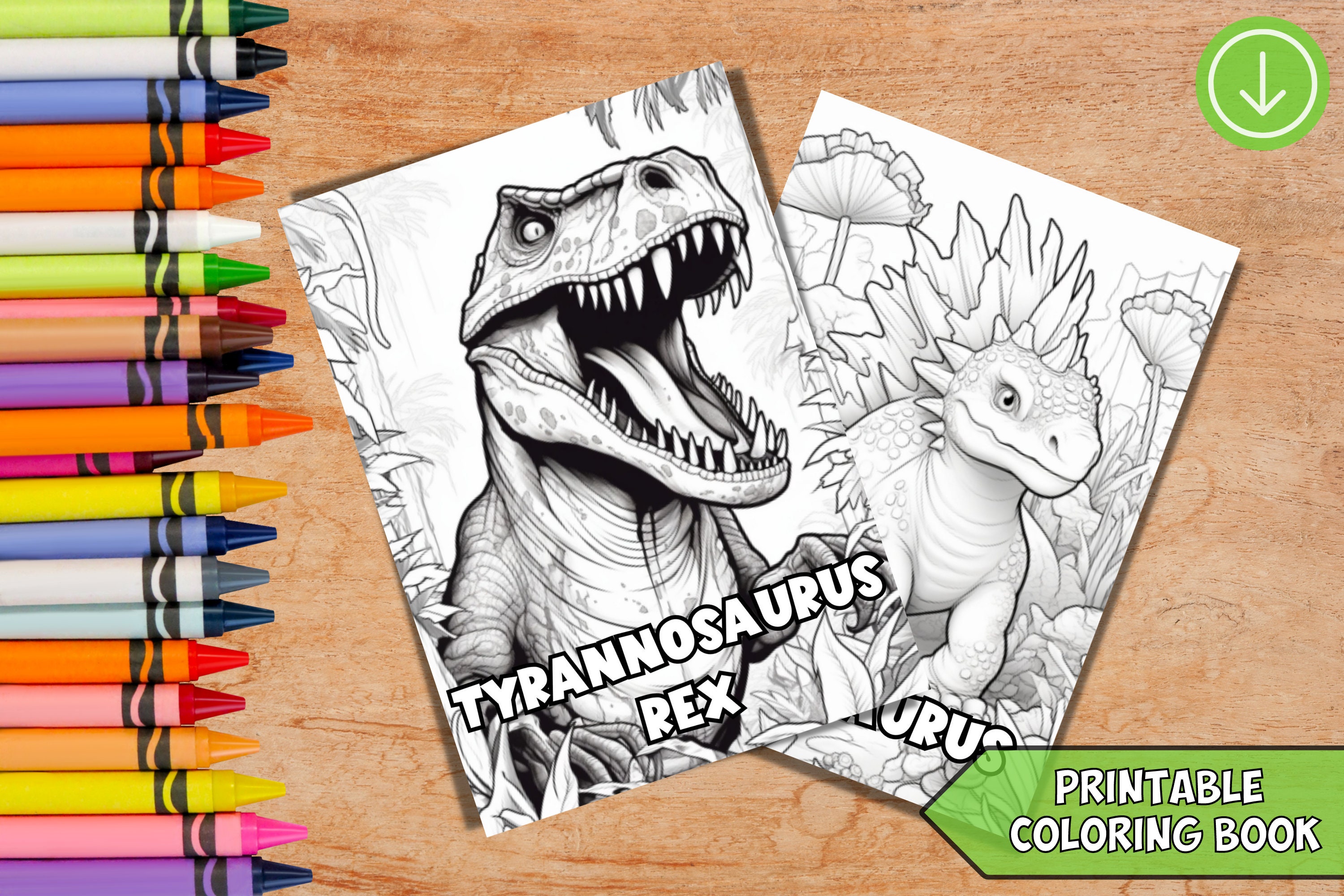 Dinosaur Coloring Book Volume 1 Coloring Book Kids Party Favors ...