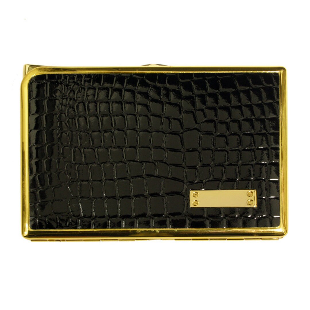 Knight Deluxe Cigarette Case With Built in Gas Lighter With Option to ...