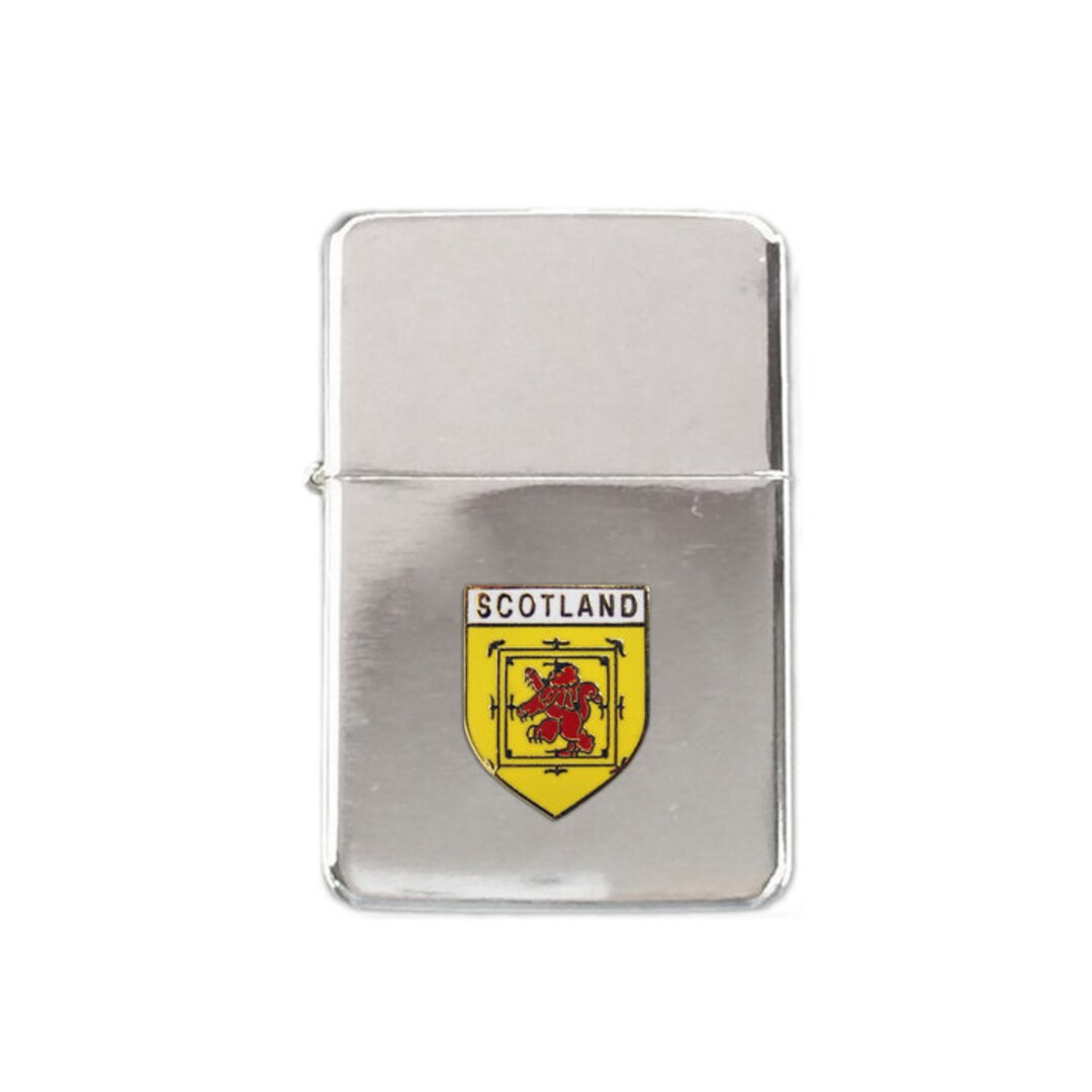Scotland Rampant Lion Stormproof Petrol Lighter With Option to ...