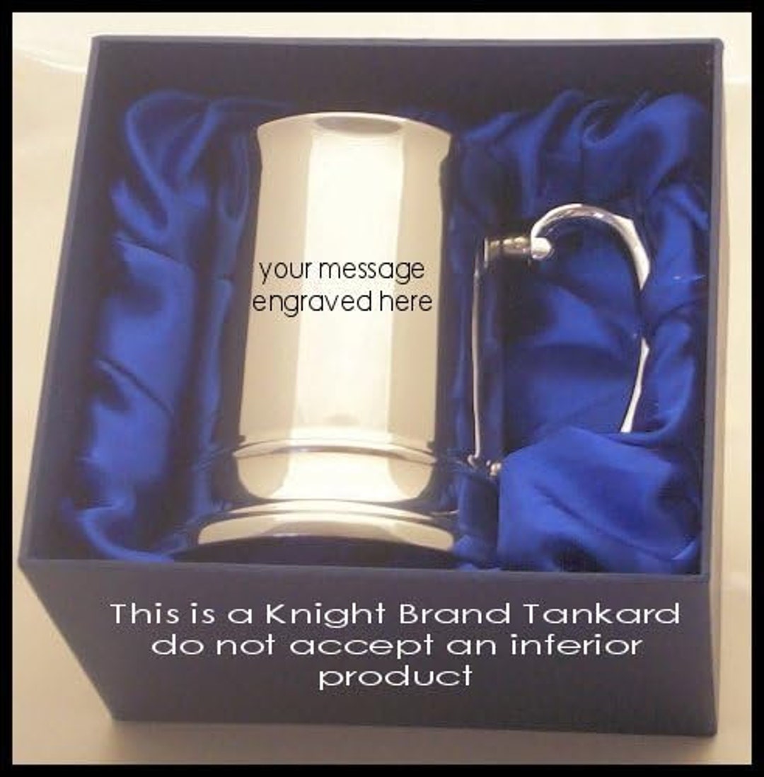 Stainless Steel Tankard in Presentation Box - With Option to ...
