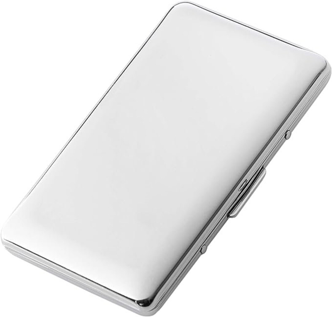 Cigarette Case (suitable for King Size) - Polished Chrome With Option ...