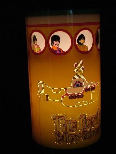 The Beatles Yellow Submarine Rotating Table Lamp - Etsy