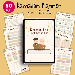 Kids Ramadan Activity Journal Planner Quran Reading Fasting Salat ...