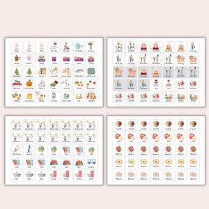 385 Children's Routine Cards: Daily Activity Cards (digital Download ...