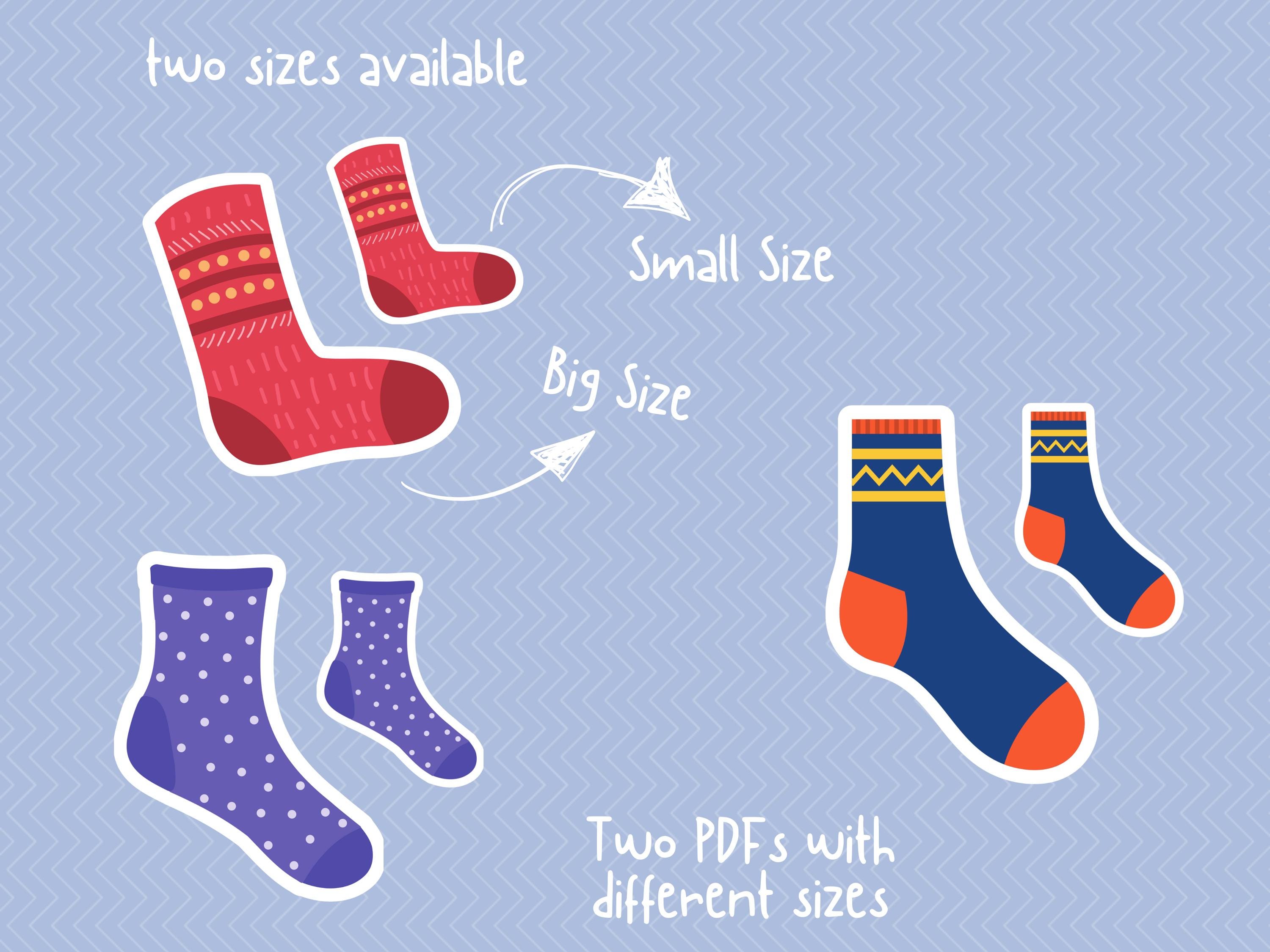 Montessori Socks Pattern Matching Game Sensory Activity for Toddlers ...