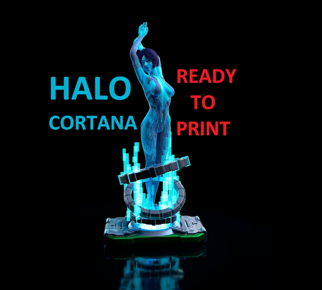Halo Cortana Figure Miniature STL File NSFW 3D Printer - Etsy