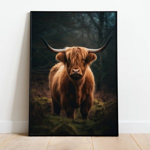 Highland Cow DIGITAL DOWNLOAD - Etsy