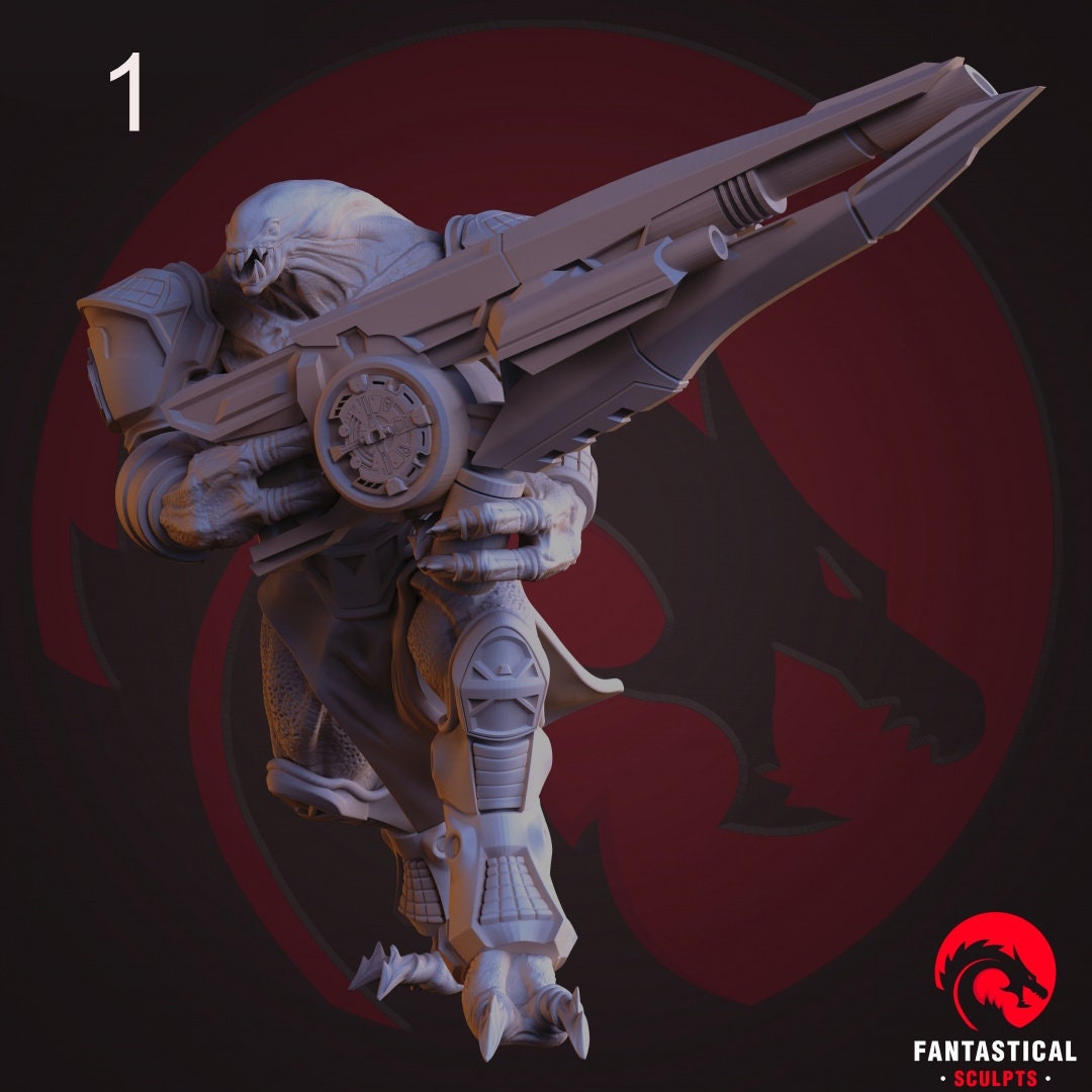 Space Lizards Lacertus /sci-fi/ by Dungeons and Dreadnoughts - Etsy