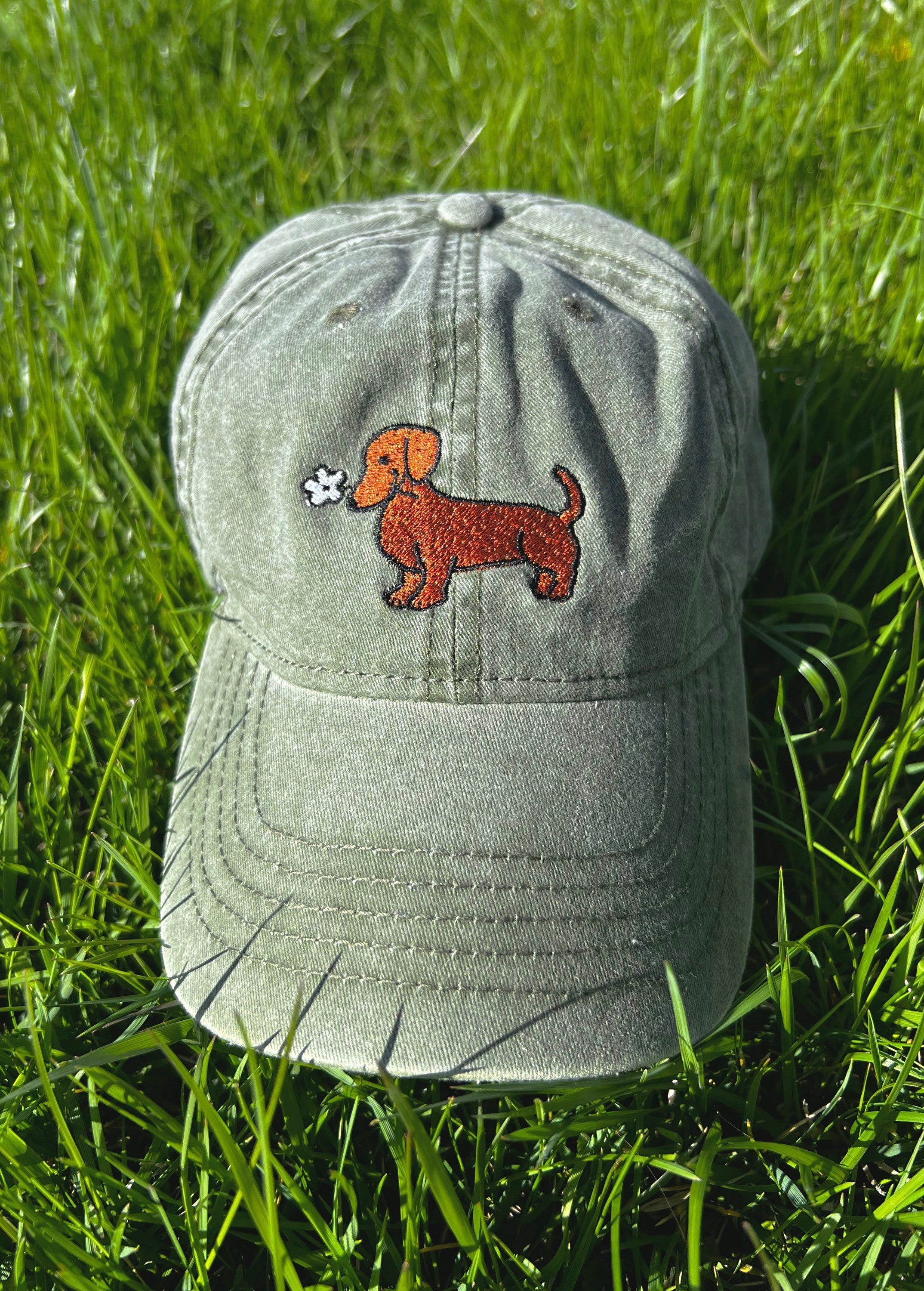 Dachshund Embroidered Hat dachshund Dad Cap, Dachshund Baseball Hat ...