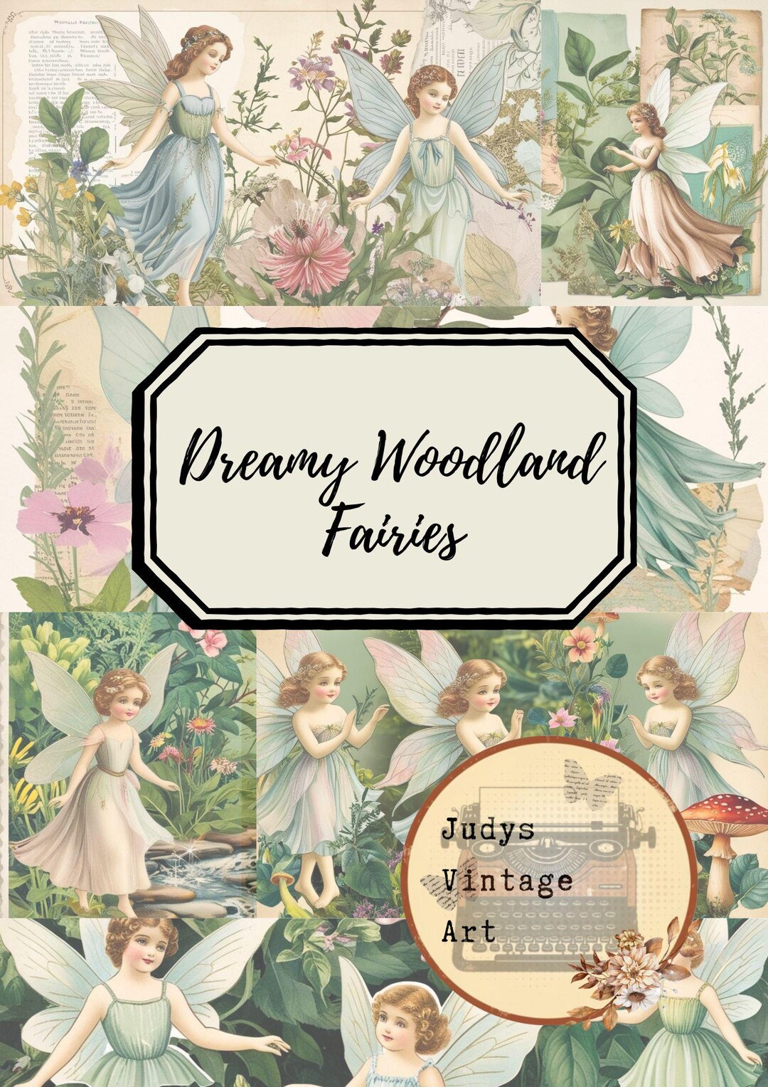 Printable Fairies Digital Set - Etsy