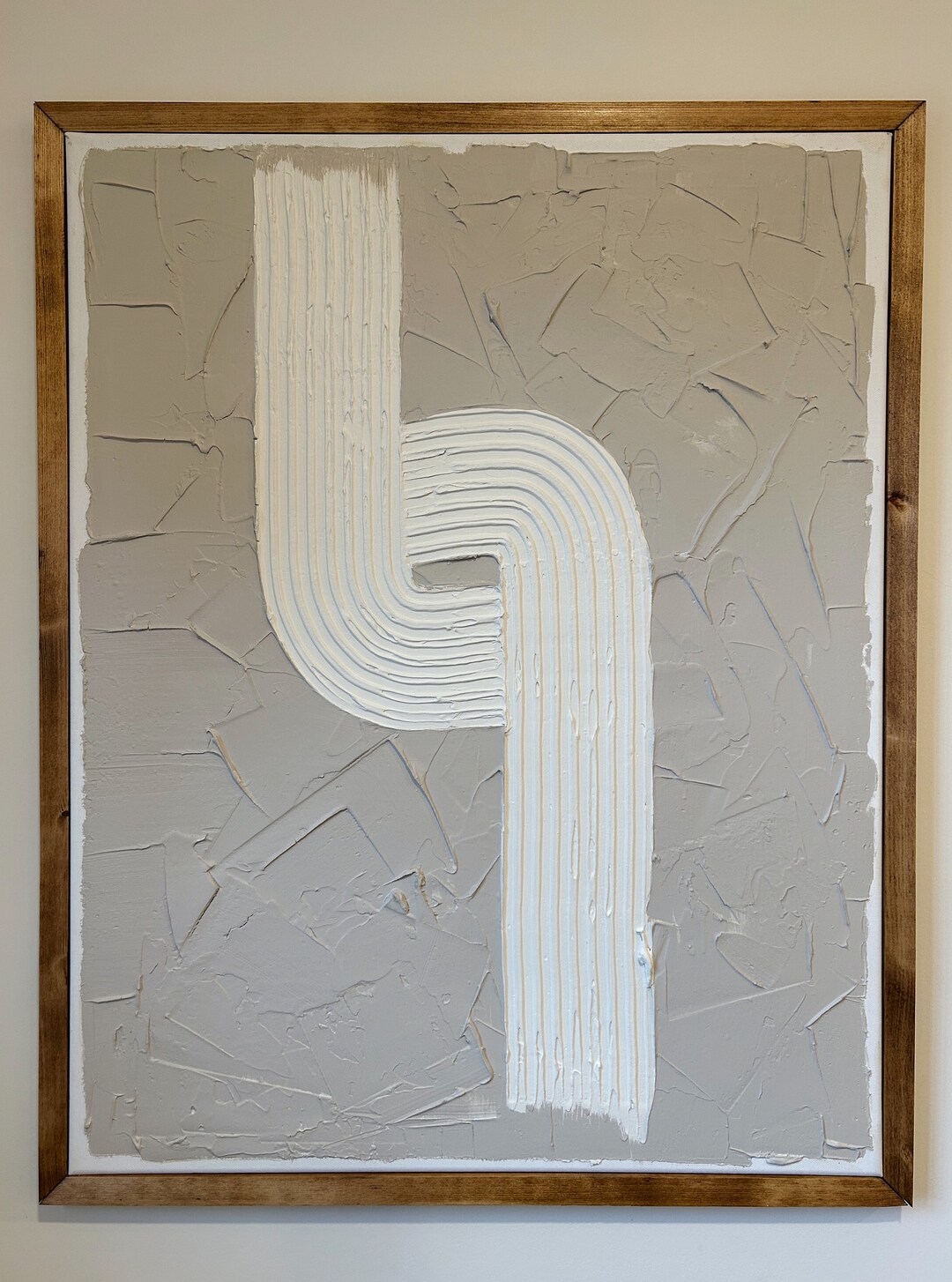 Key | MINIMALIST Simple Painted SPACKLE ART - Etsy