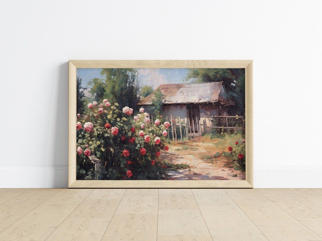 Vintage Cottage Art Cottagecore Art Printable Wall Art Art - Etsy