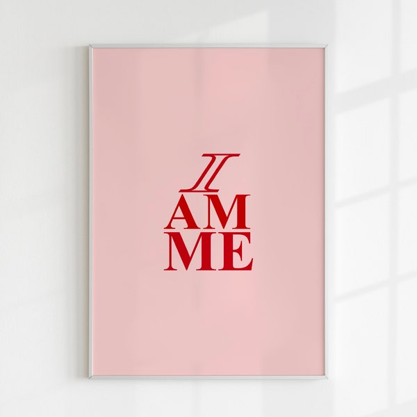 I Am Me Poster - Etsy