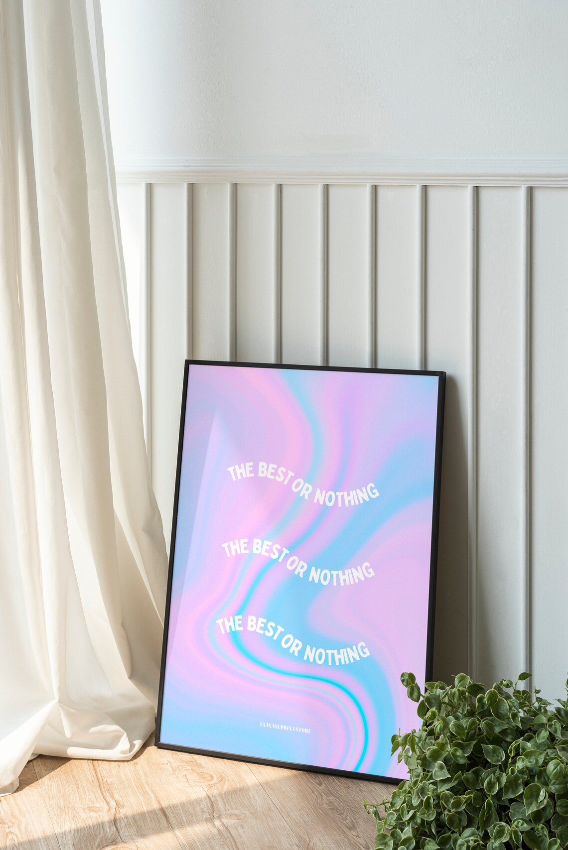 The Best or Nothing, Motto Print, Affirmation Print, Inspirational ...