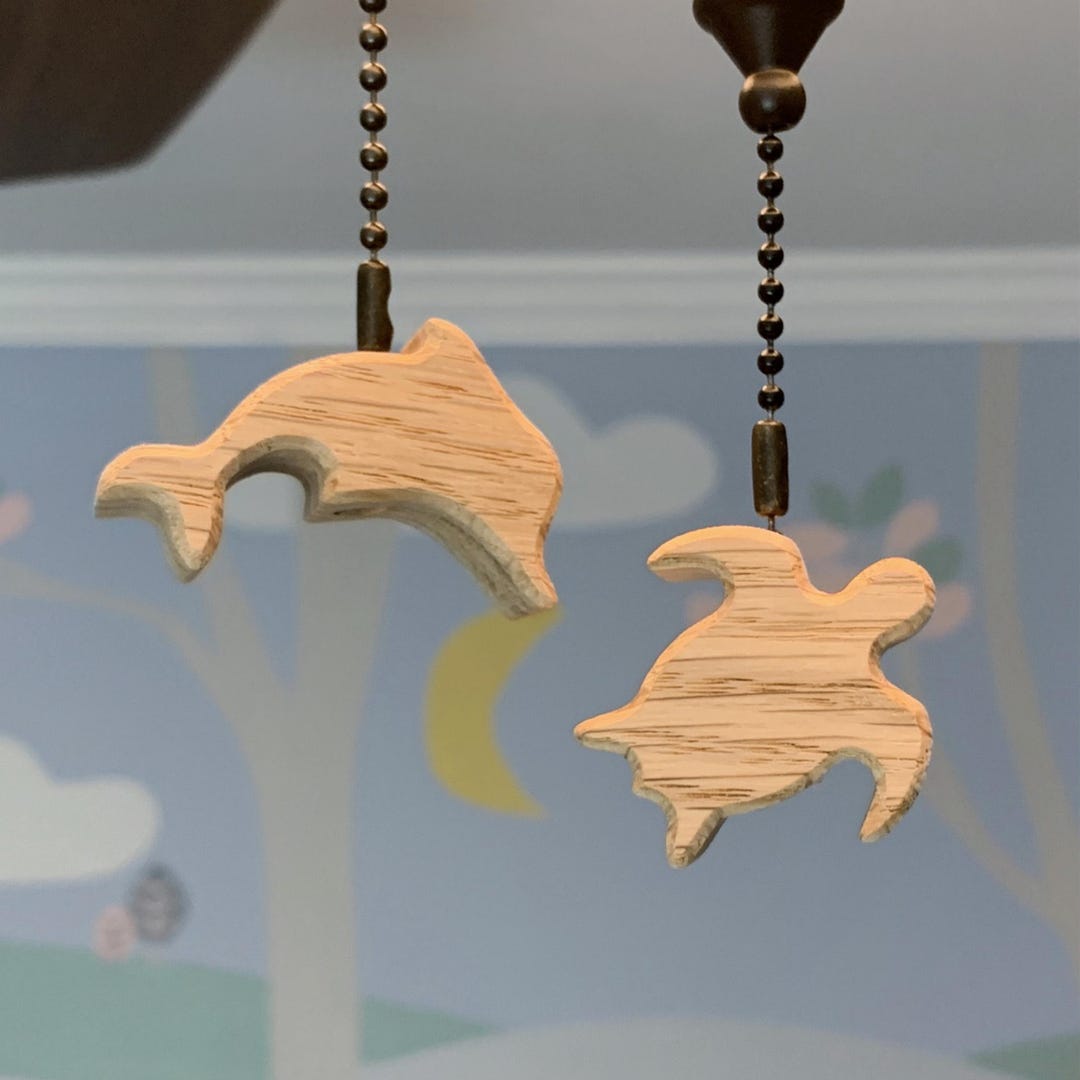 Sea Animal Ceiling Fan Pull. Nautical Decor for Nursery, Baby, and Kids ...