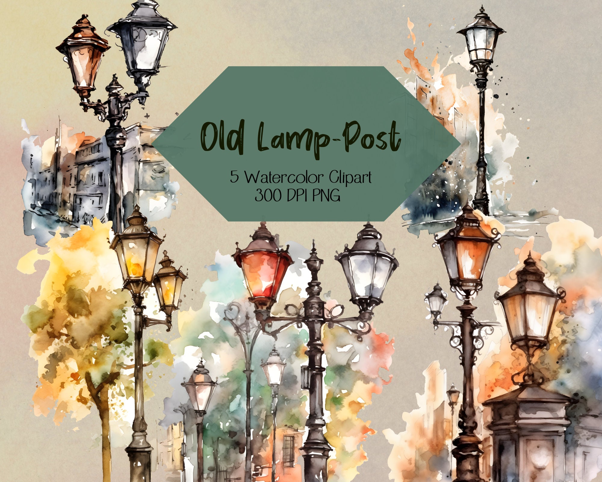 Old Lamp Post Png