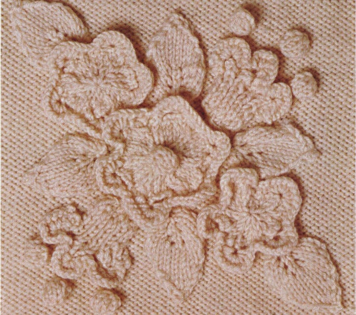 Counterpane Afghan and Pillow Afghans Knitting Pattern Country Home ...