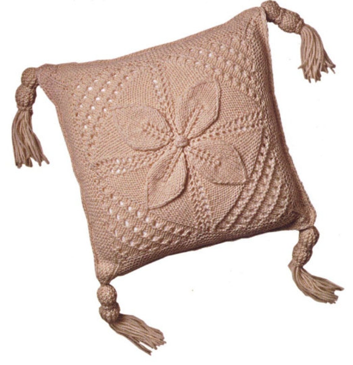 Counterpane Afghan and Pillow Afghans Knitting Pattern Country Home ...