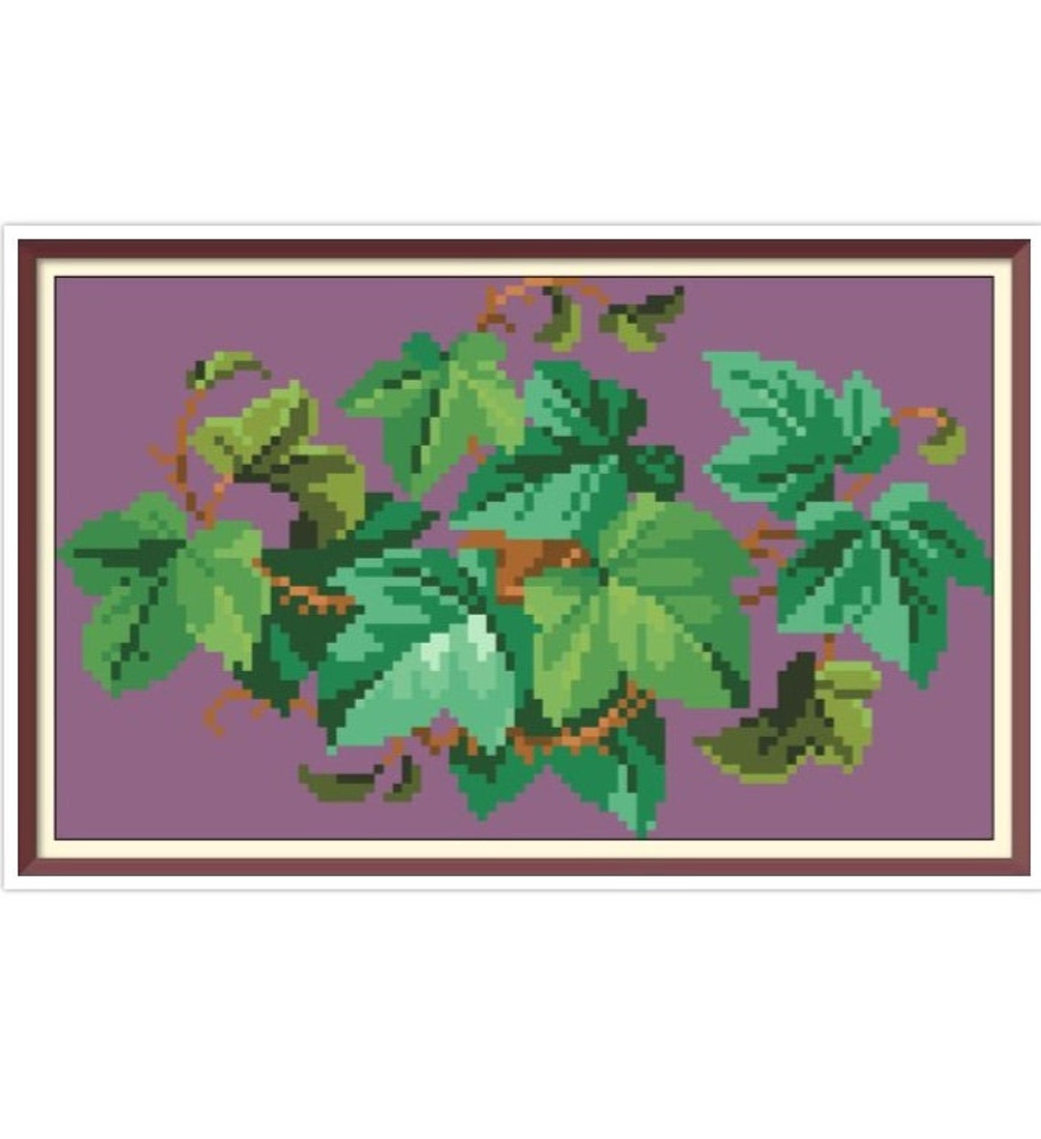 Ivy - Cross Stitch Pattern - PDF Counted Antique Cross Stitches ...